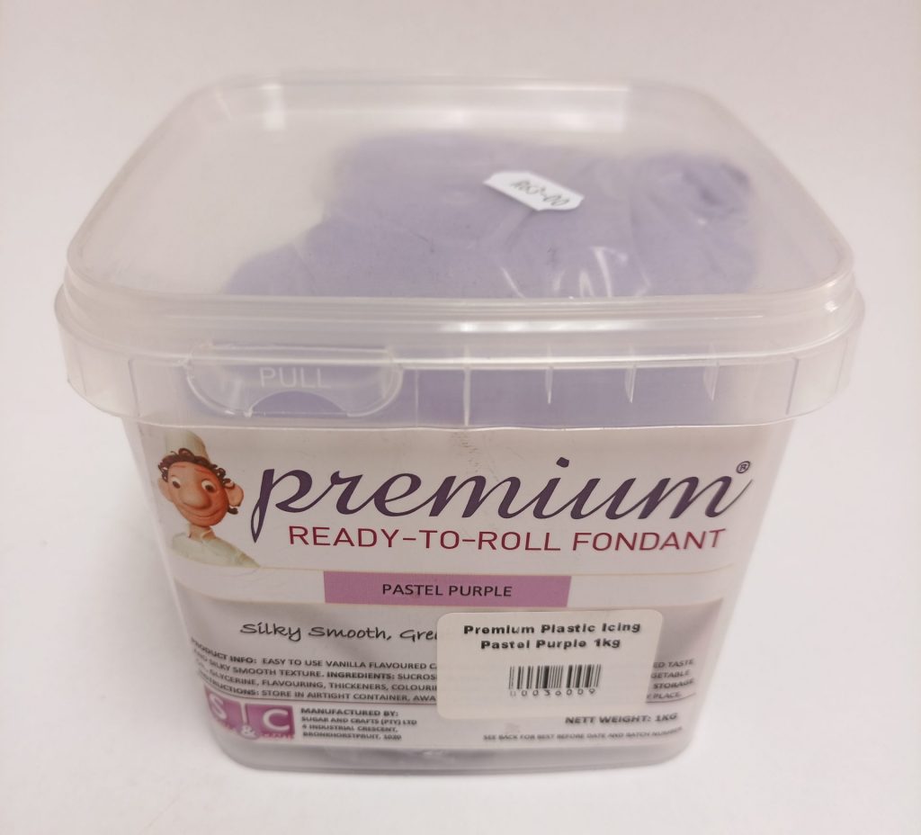 Premium RTR Plastic Icing Pastel Purple 1Kg 010
