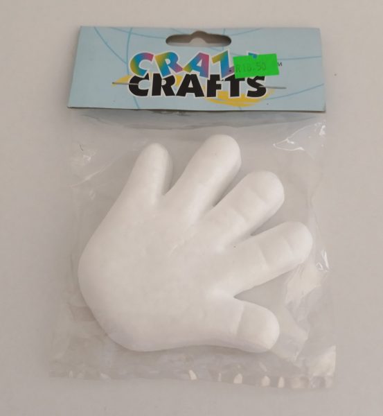 Foam Shapes Hand 100mm FSH100 609