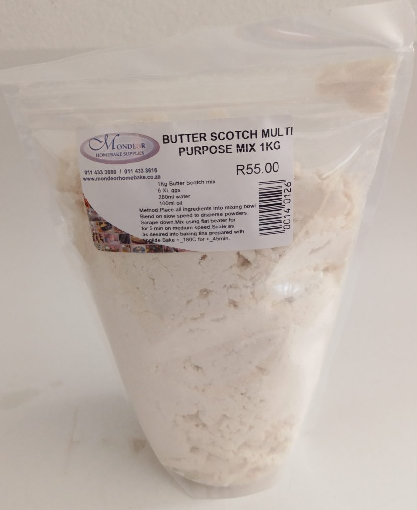 Butterscotch Cake Mix 1kg TCH